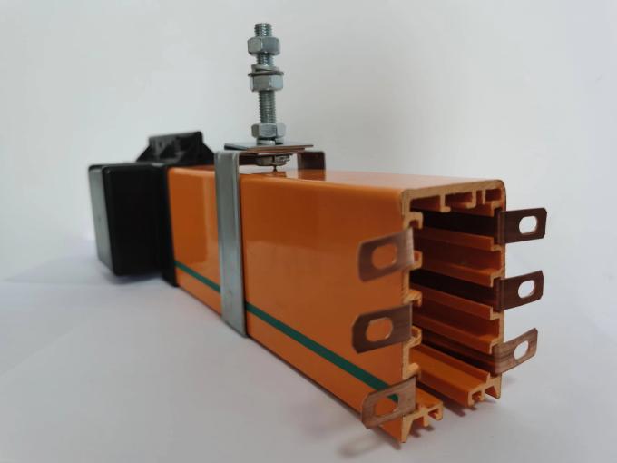 Enclosed Crane Conductor Rail System Current Collector Trolley Busbar Line