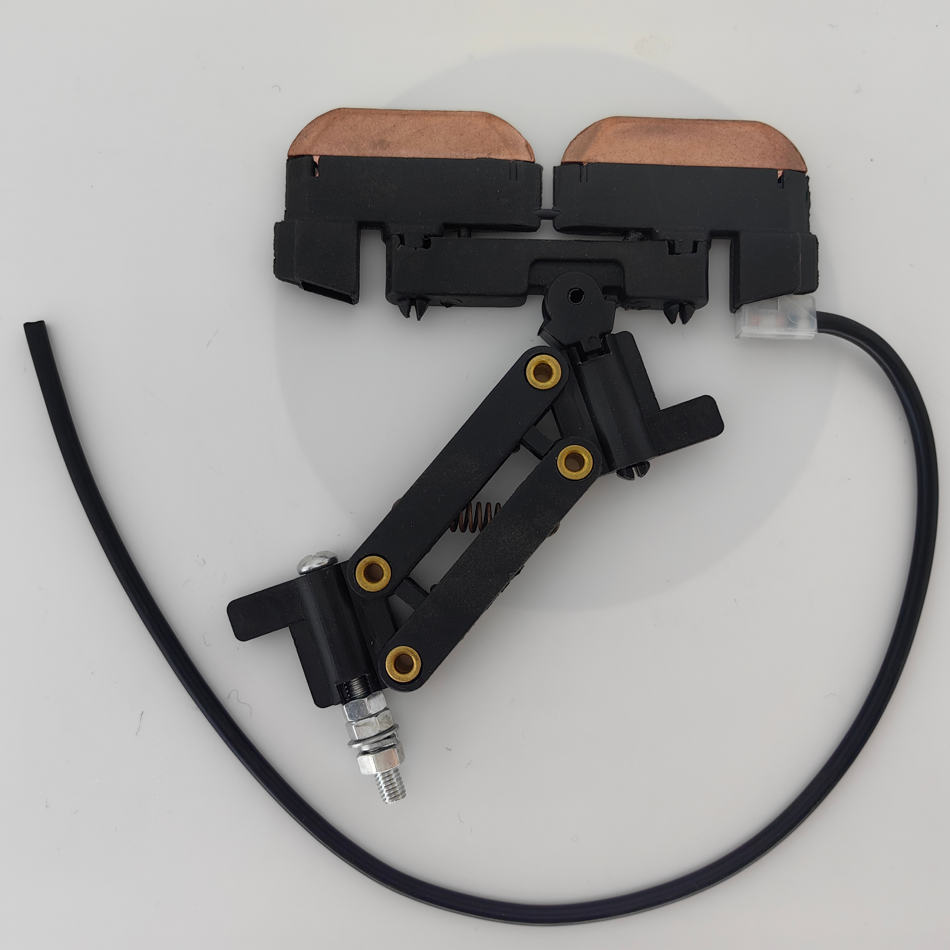 Double Head Current Collectors For Rail Inspection Robotic Slip Wire